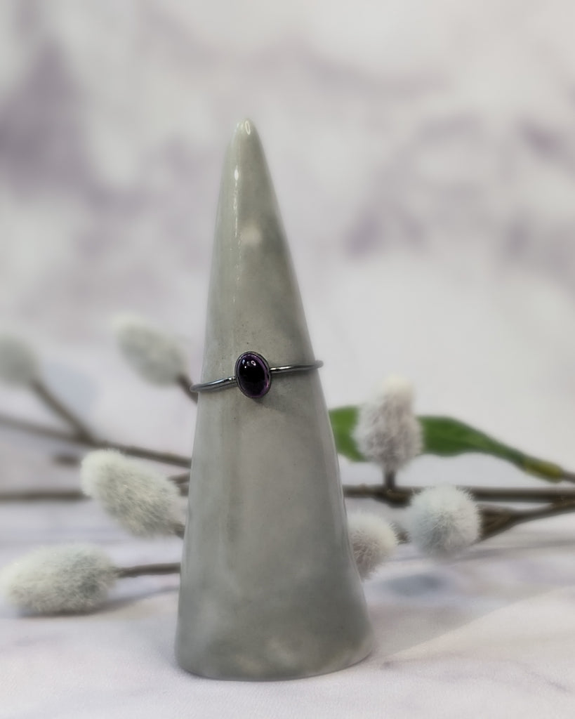 Amethyst Stacker Rings – Arsenic in Blue